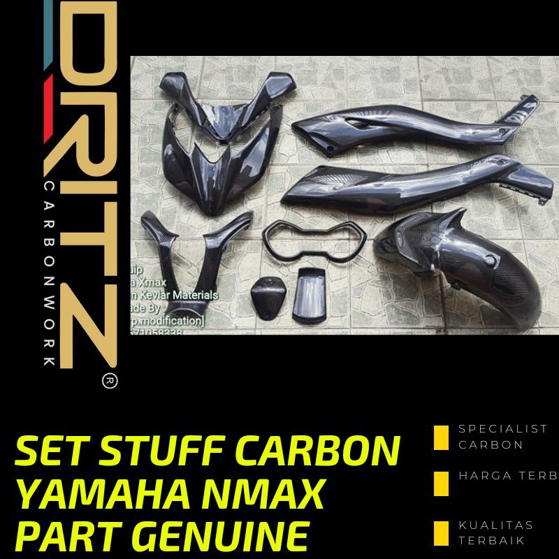 Jual SET Stuff Carbon Motor YAMAHA NMAX part GENUINE Aksesoris Variasi ...