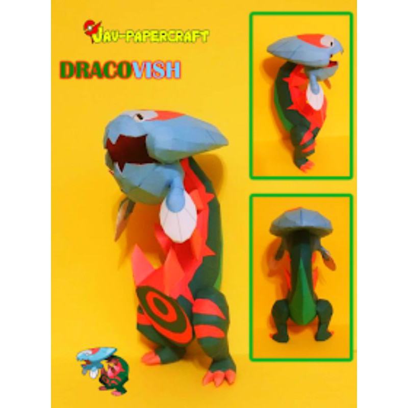 Jual Pokemon Dracovish Papercraft | Shopee Indonesia