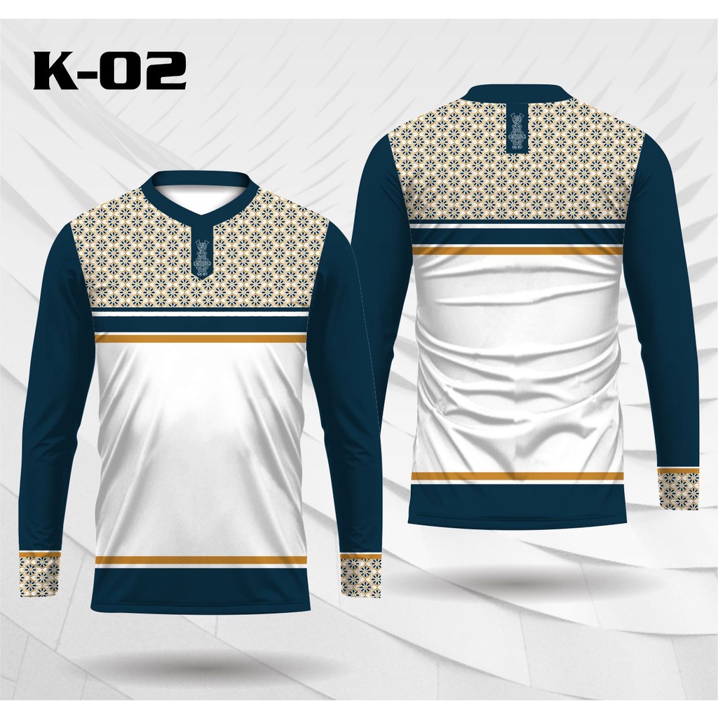 Jual baju koko muslim jersey koko muslim lengan panjang dan pendek free ...