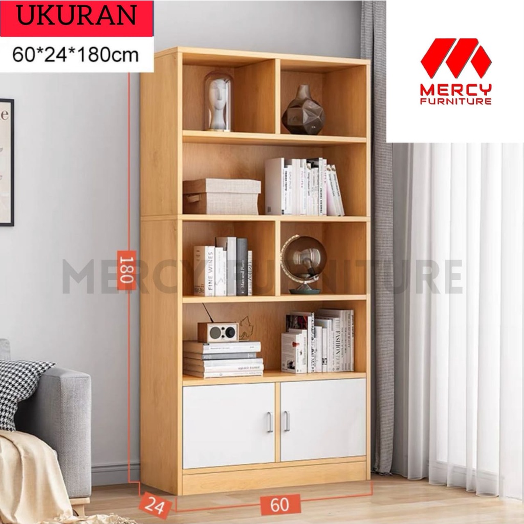 Jual Mercy Rak Buku Rak Pajangan Rak Multifungsi Minimalis | Shopee ...