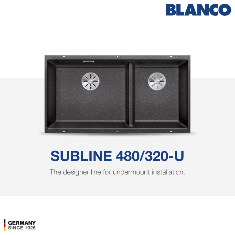 Jual BLANCO Subline 480/320-U Silgranit Sink | Shopee Indonesia