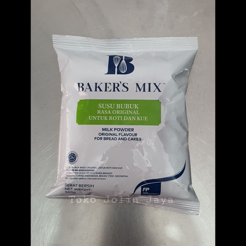 Jual Kemasan 500g Bakers Mix susu bubuk rasa original utk roti dan kue ...