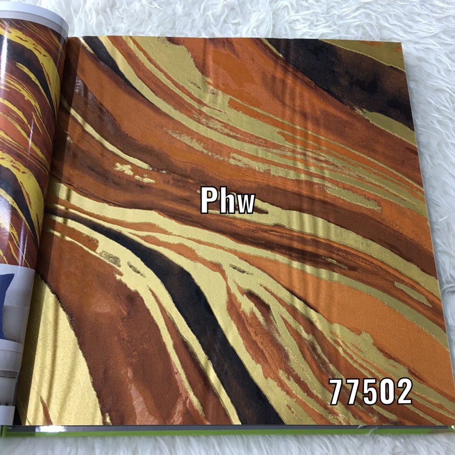 Jual WALLPAPER DINDING MOTIF MARMER GRANIT BIRU KUNING AURORA 3D SKY ...