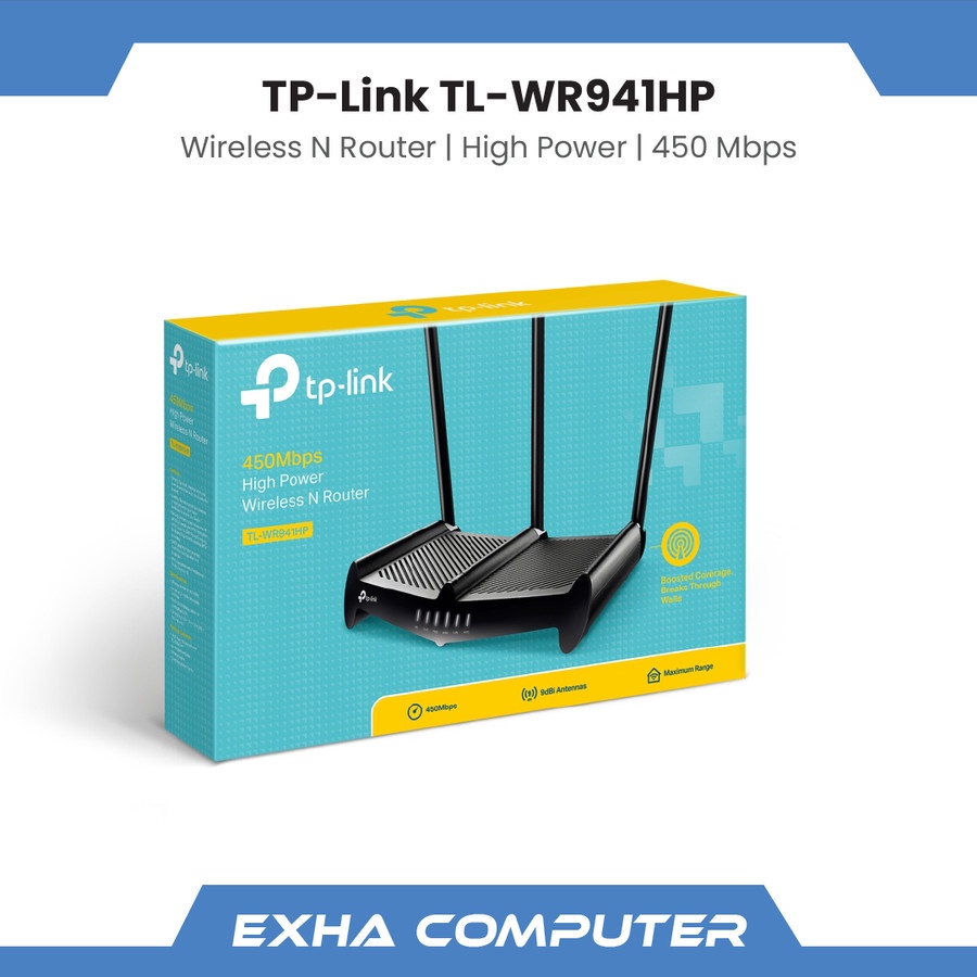 Jual Router TPLink TL-WR941HP High Power Wireless N Router 450Mbps ...