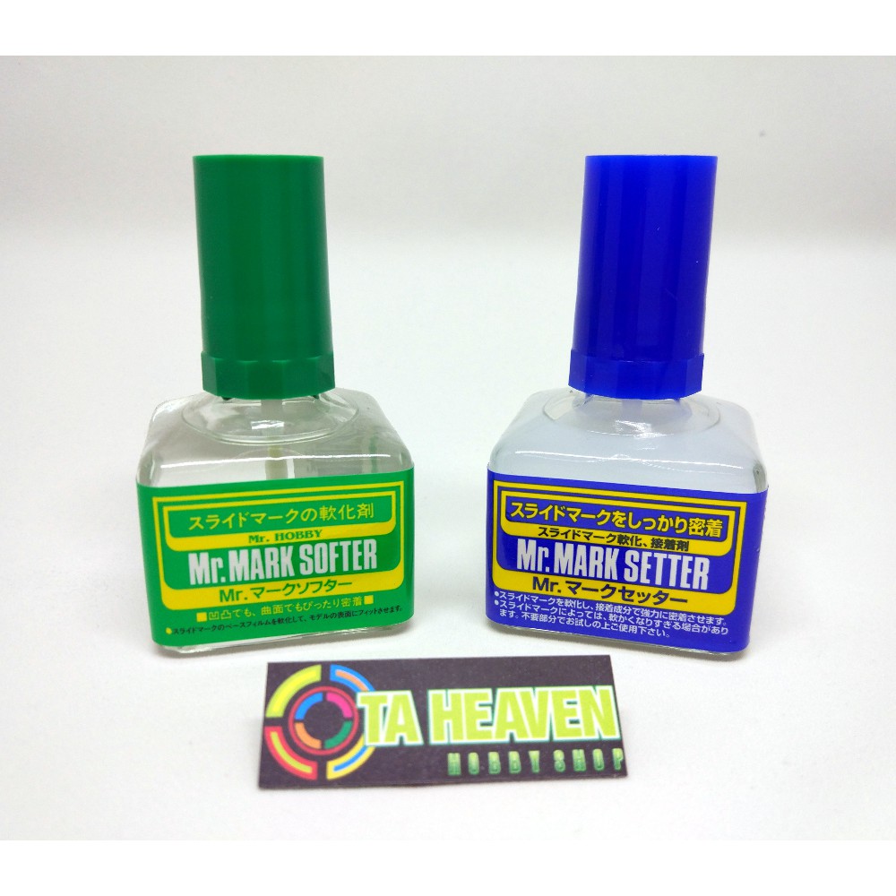 Jual Mr Mark Softer + Mr Mark Setter - Decal Gundam Model Kit Paint ...
