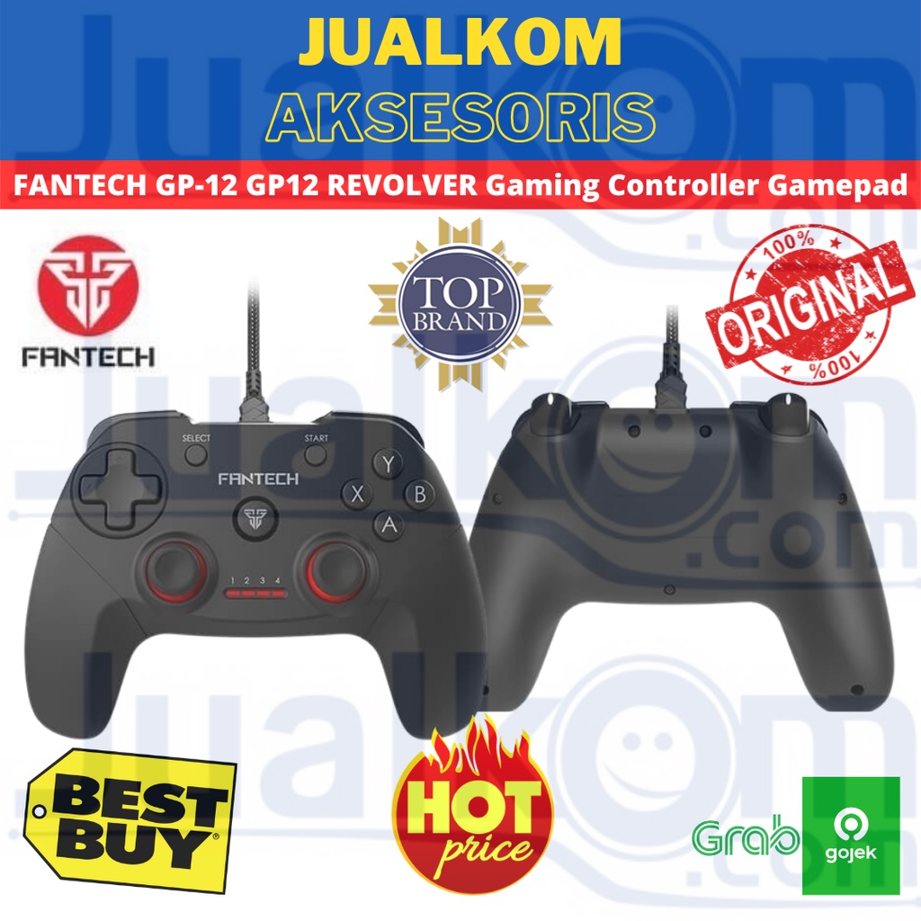 Jual Fantech Revolver GP12 Gaming Controller Gamepad Joystick USB GP-12 | Shopee Indonesia