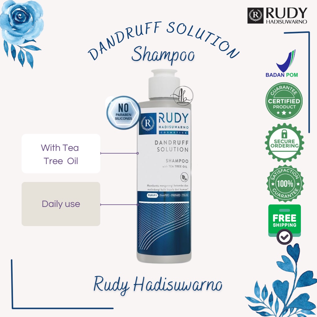 Jual Rudy Hadisuwarno Dandruff Solution Shampoo - Anti Ketombe Shampo ...