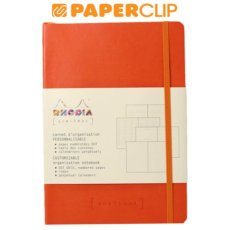 Jual NOTEBOOK RHODIA GOALBOOK 117754C IVO.A5 TANGERINE | Shopee Indonesia