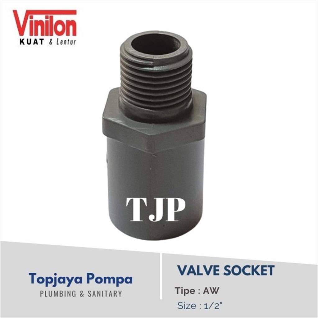 Jual VALVE SOCKET AW VINILON 1/2" | Shopee Indonesia