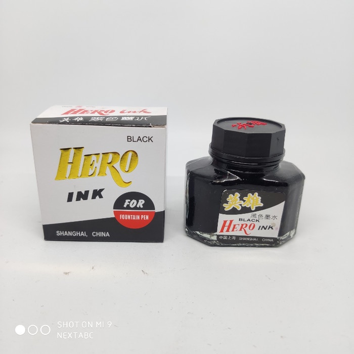Jual Tinta Pena Hero Hitam No. 64 50 ml For Fountain Pen Limited ...