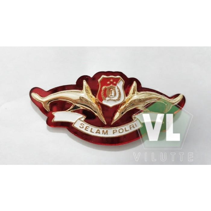 Jual Seragam Premium - Wing Selam Polri L Brivet Brevet Selam Polri L ...