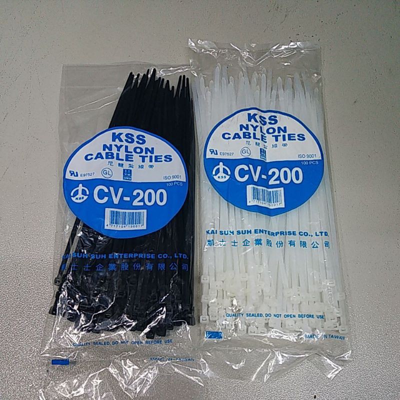 Jual kabel ties KSS CV 200 200X3.6MM 1pak 100pcs | Shopee Indonesia