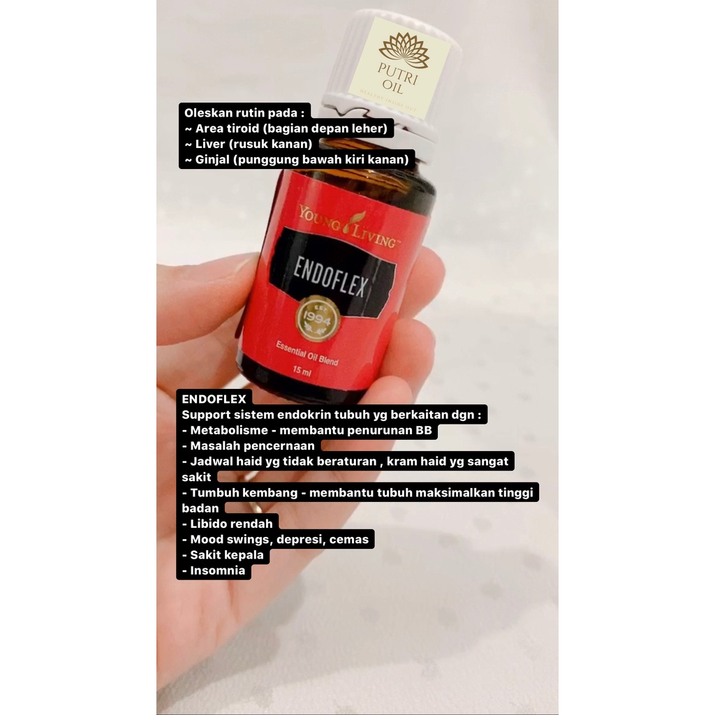 Jual ENDOFLEX young living repack - young living oil hormon - share oil young living original ...