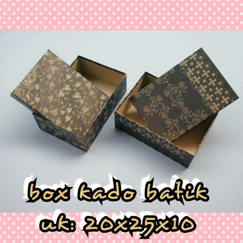 Jual GIF BOX BATIK//KOTAK KADO BATIK//BOX KADO//HAMPERS//KOTAK KADO ...