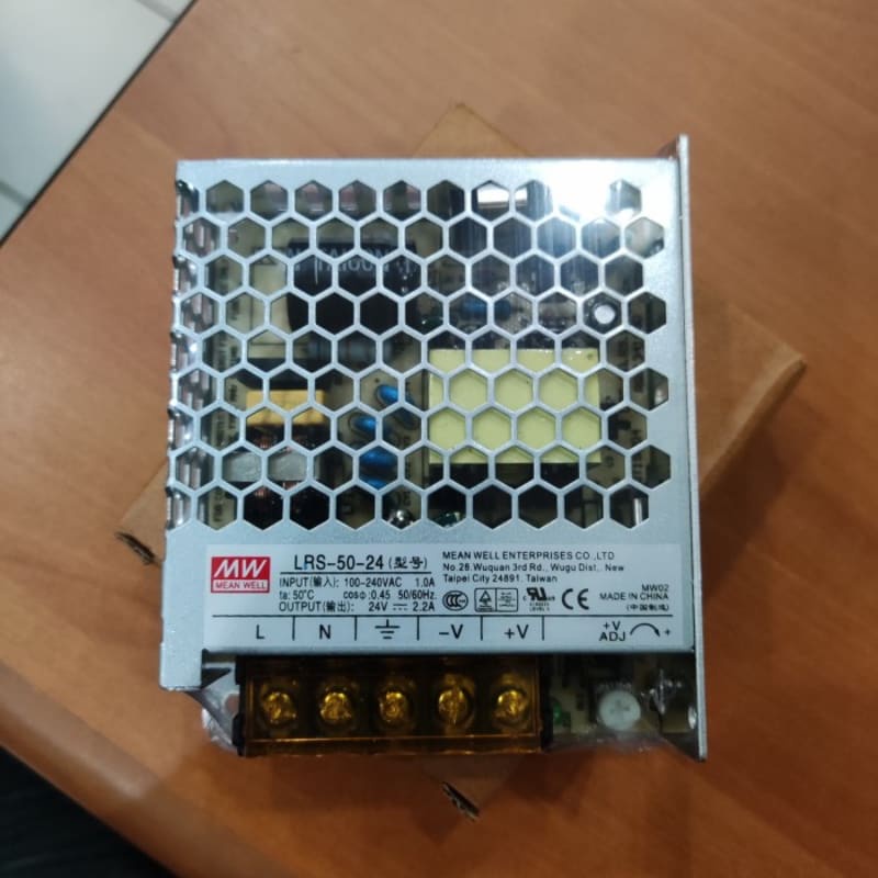 Jual MEAN WELL LRS-50-24 PSU MEANWELL SWITCHING POWER SUPPLY 24V 2.2A | Shopee Indonesia