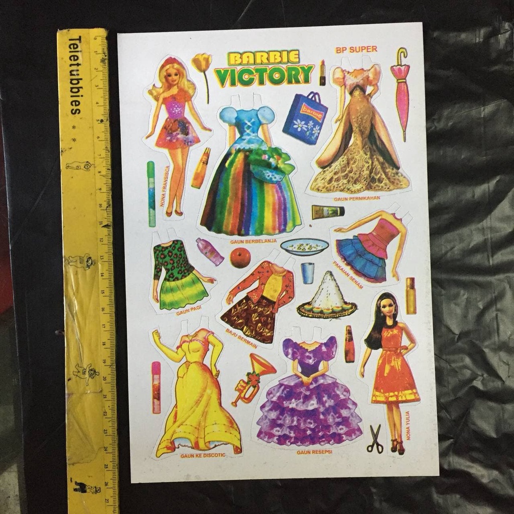 Jual Mainan Anak Paperdoll BP Bongkar Pasang Boneka Kertas Jadul Jaman ...