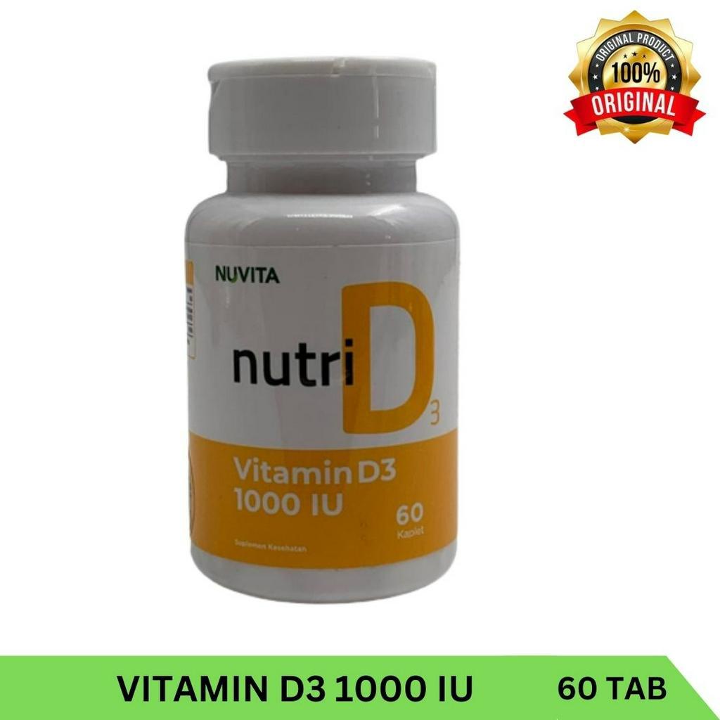 Jual Nuvita Nutri D3 1000 IU Vitamin D1000 IU Meningkatkan sistem imunitas tubuh Tulang gigi ...