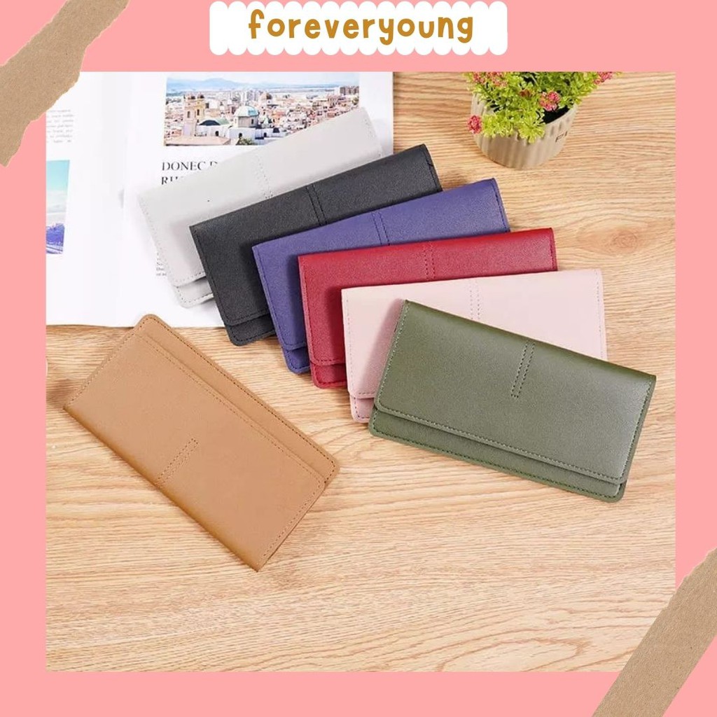 Jual ( Fy ) COD DOMPET WANITA PANJANG D88 MURAH DOMPET WANITA CANTIK | Shopee Indonesia