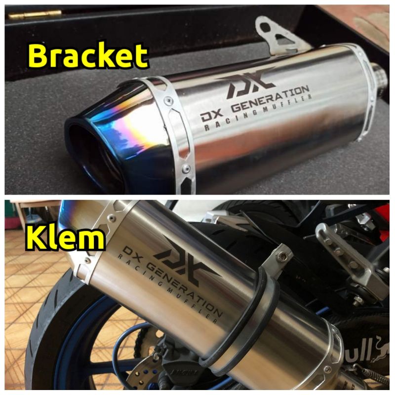 Jual Bracket/Klem Knalpot Stainless Original DX Generation | Shopee ...