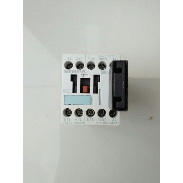 Jual Siemens Sirius Contactor Kontaktor 3RT1016 1AB01 Coil 24v 15A Load ...