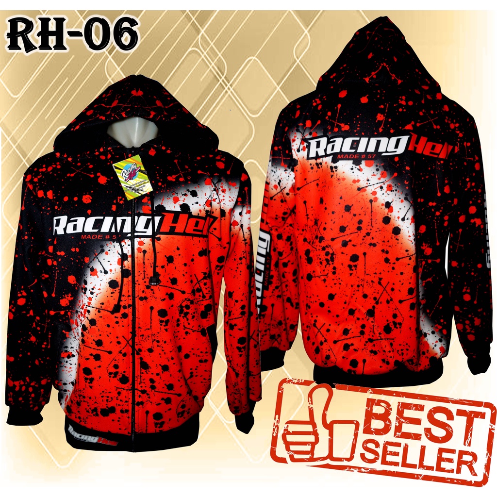 Jual BISA PAKAI NAMA | JAKET CUSTOM KOMUNITAS | Jaket Racing Hell FULL ...