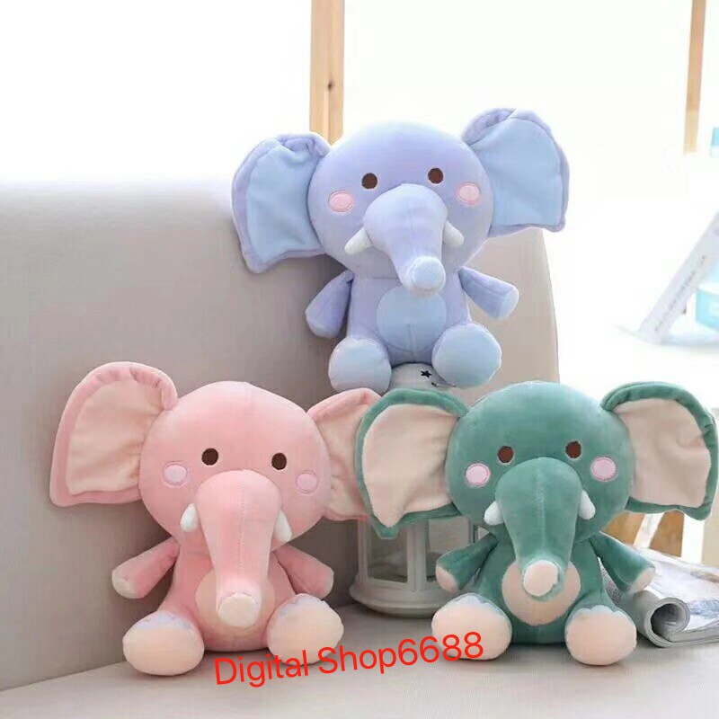 Jual BONEKA GAJAH DUDUK / ELEPHANT DOLL UKURAN TINGGI 25 CM | Shopee ...