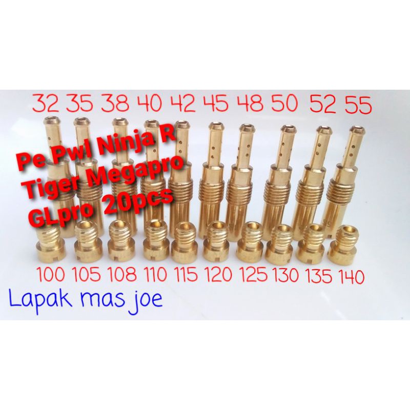 Jual Sepuyer Main Pilot jet Karburator Spuyer Mainjet Pilotjet PJ MJ ...