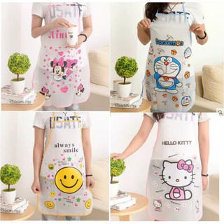 Jual Celemek Dapur / Apron Masak Anti Air Motif Celemek Karakter Kartun ...