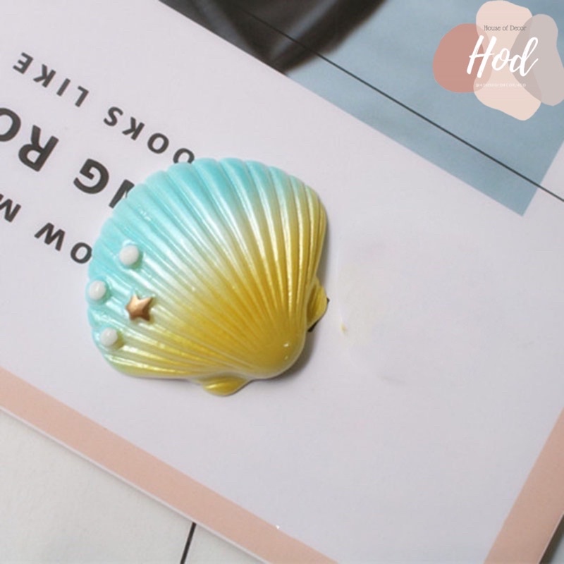 Jual Topper Kerang Bintang Laut Resin Untuk Hiasan Kue Jepit Magnet ...