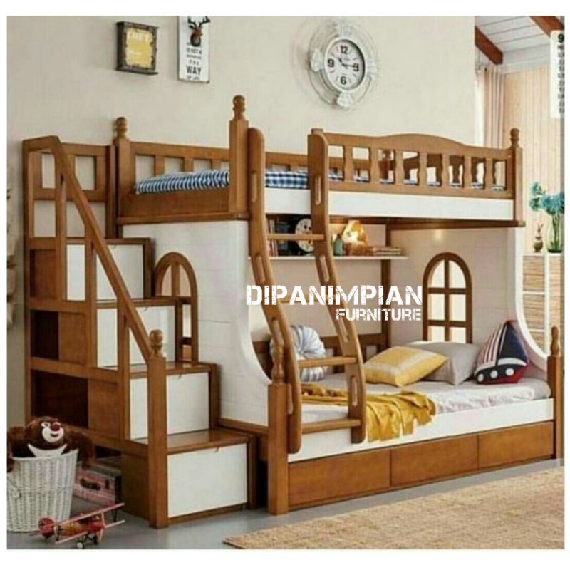 Jual Tempat tidur tingkat minimalis-ranjang tidur tingkat-divan tingkat ...