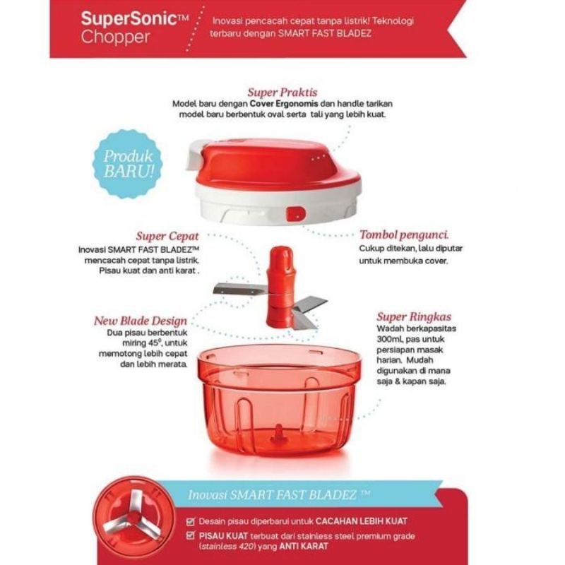 Jual (Modania) Super Sonic Chopper / Tupperware | Shopee Indonesia