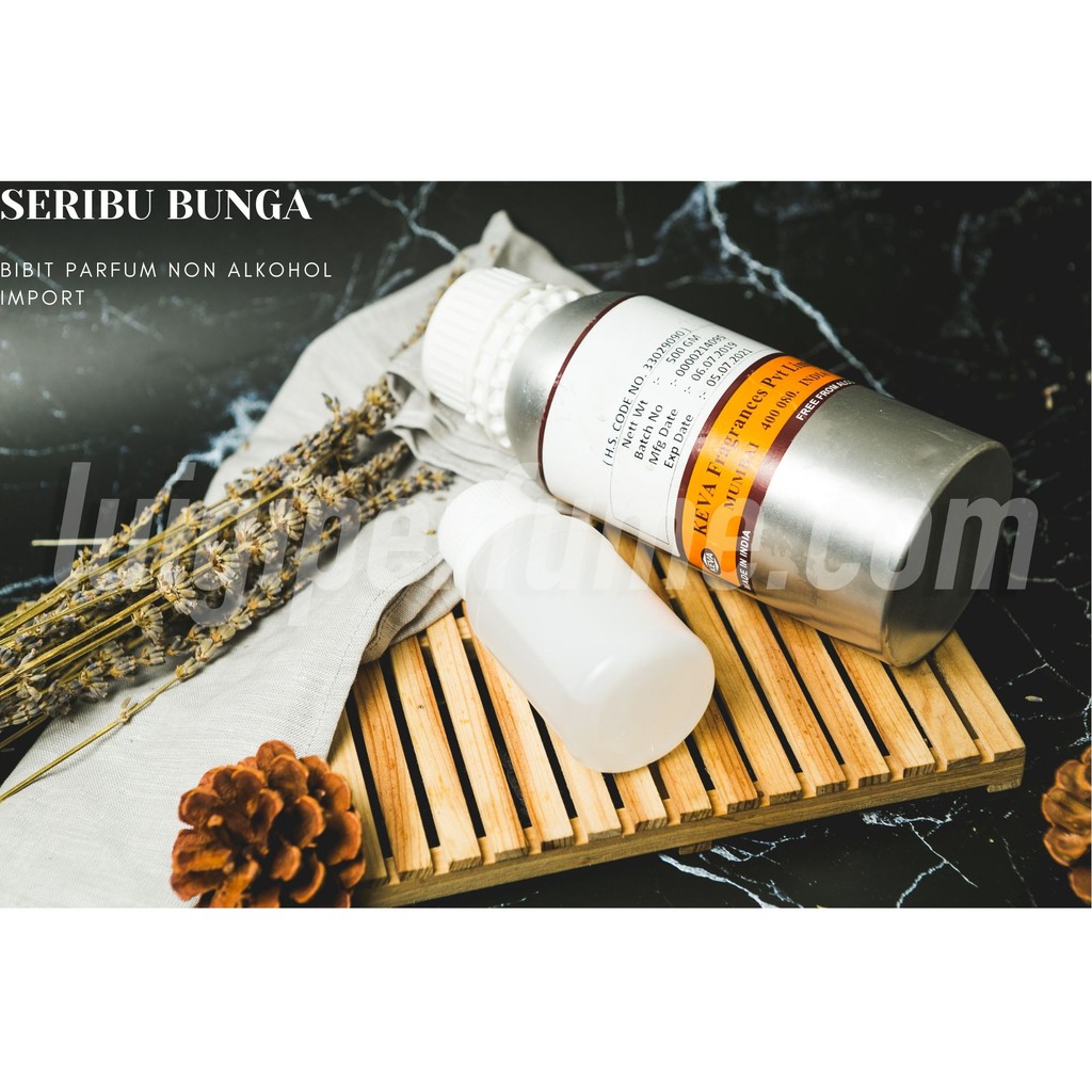 Jual SERIBU BUNGA 100 GR BIBIT PARFUM NON ALKOHOL ORIGINAL KEVA INDIA ...