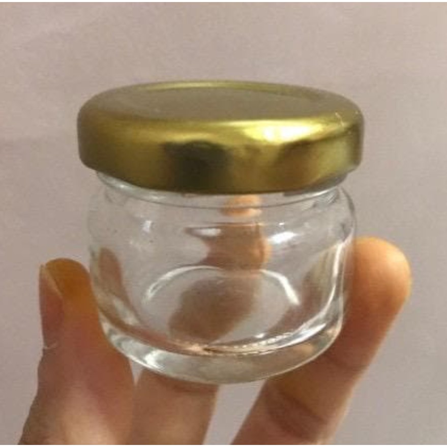 Jual BOTOL MINI 25 ML / JAR KACA 25ML / SELAI / MADU / BUMBU / SAFRON ...