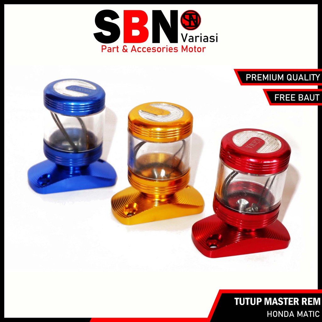 Jual Tutup Master Rem Model Tabung Transparan Variasi / Cover Minyak ...