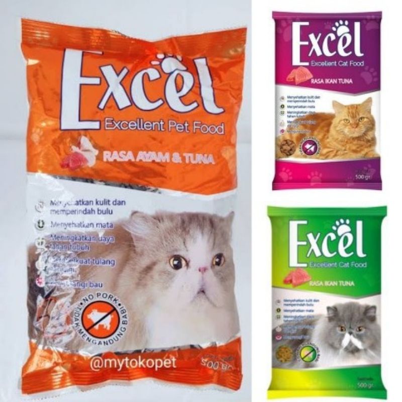 Jual Excel Cat Food 500gr | Shopee Indonesia