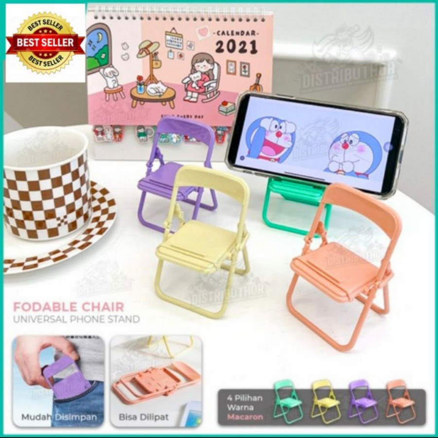 Jual STAND HOLDER HP MODEL KURSI LIPAT / STAND HOLDER HP MACARON KURSI ...