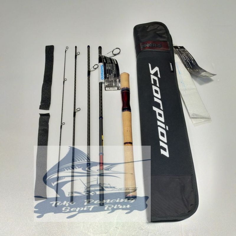 Jual Joran Shimano Scorpion 2602R-5 TRAVEL ROD 6-14LBS 5SECTION | Shopee Indonesia