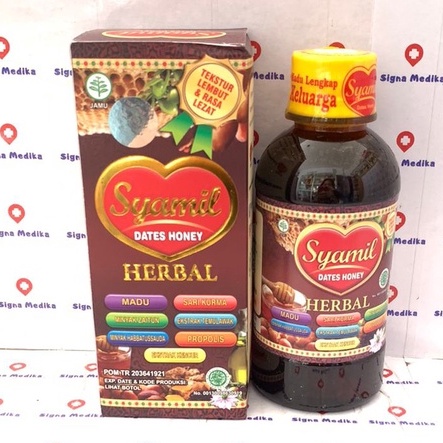 Jual Syamil Dates Honey Herbal 200 ml - Untuk daya tahan tubuh | Shopee ...