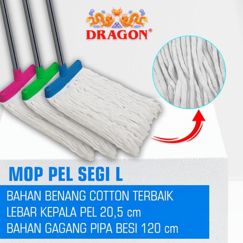 Jual Pel Dragon / Pel Lantai / Mop Pelan / Pel Gagang Segi M / Segi L ...