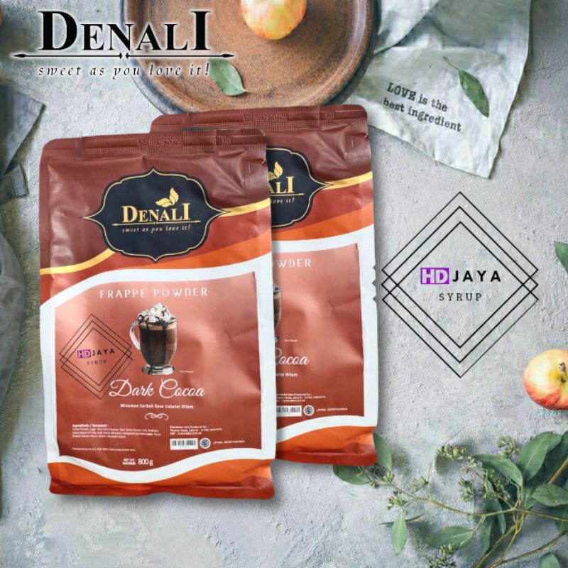 Jual Denali Powder Dark Chocolate 800g | Shopee Indonesia