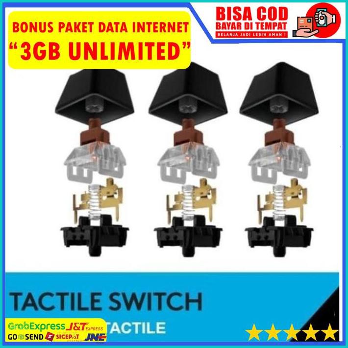 Jual BONUS Logitech GX Switch Mechanical Keycaps - Linear switch ...