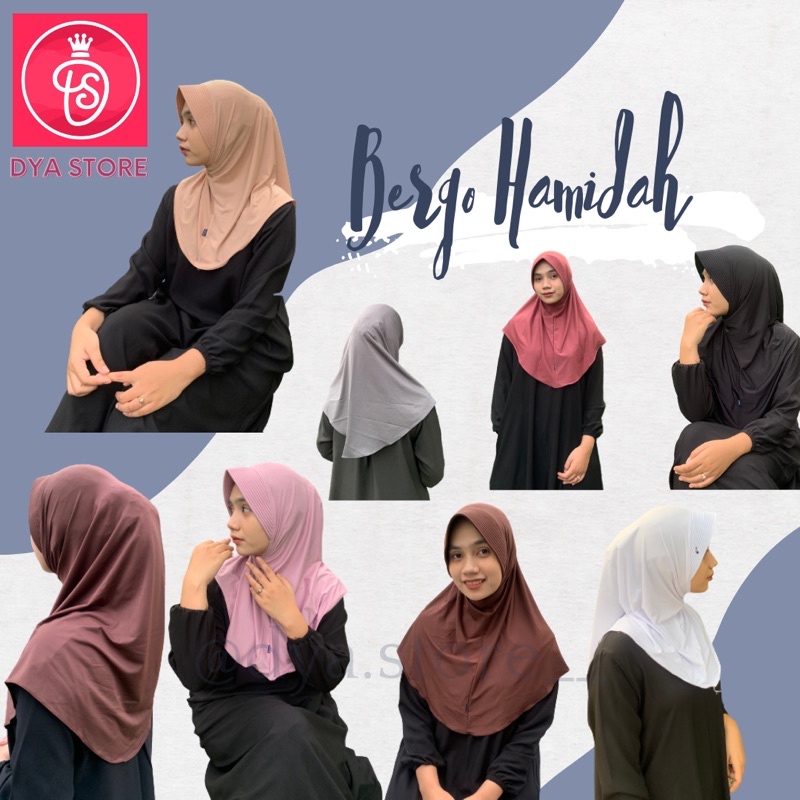 Jual BERGO HAMIDAH - JILBAB HAMIDAH | Shopee Indonesia