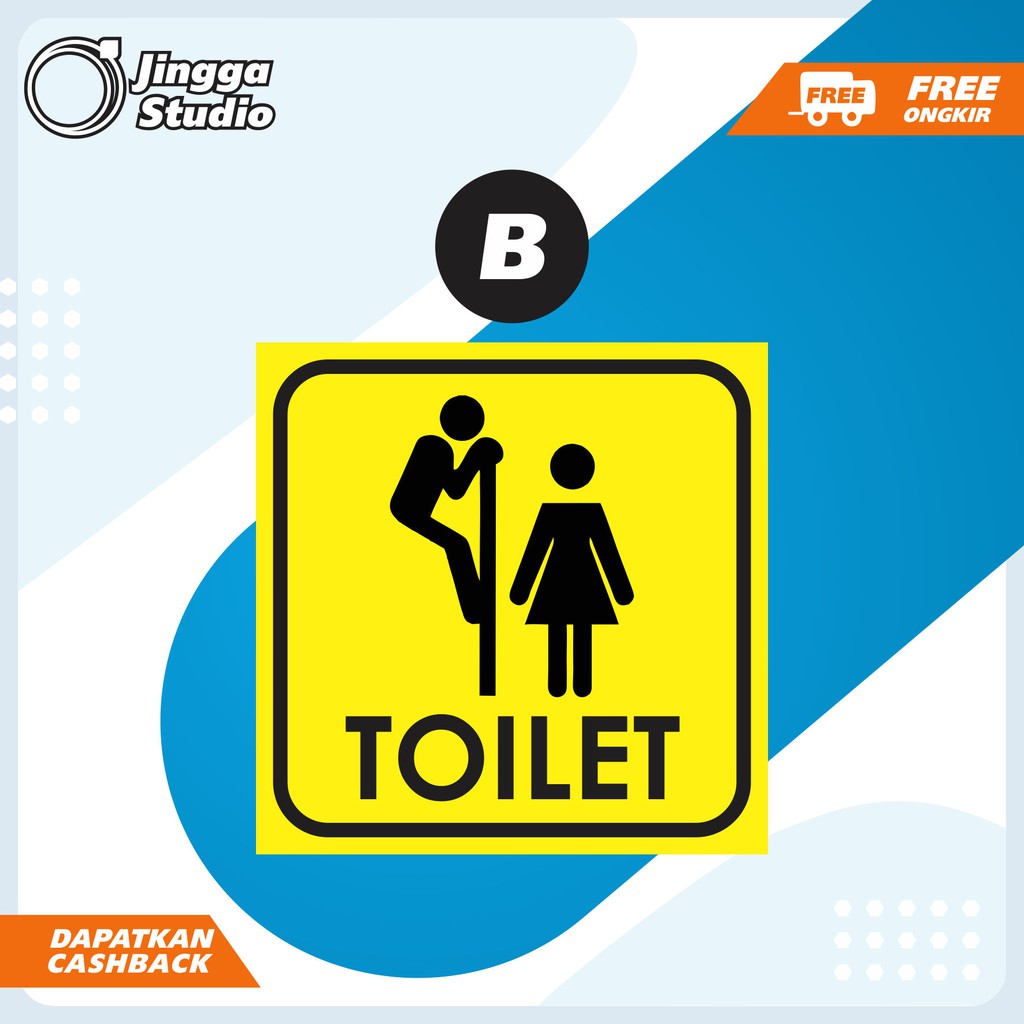 Jual Stiker Toilet Pria dan Wanita Lucu | Shopee Indonesia