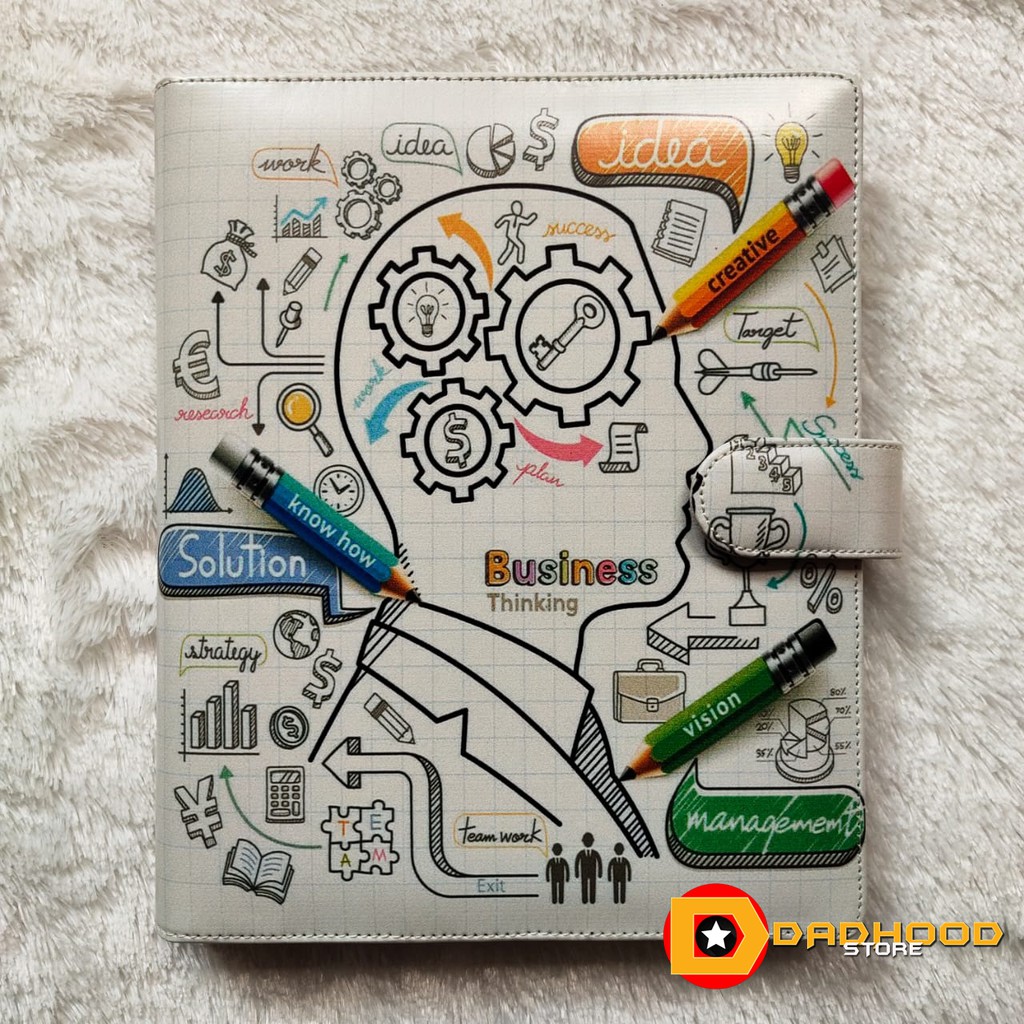 Jual BINDER PRINTING MOTIP BISNIS THINKING A5 DAN B5 | Shopee Indonesia