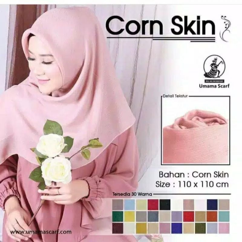 Jual CORNSKIN Umama Corn Skin Jilbab Hijab POLOS | Shopee Indonesia
