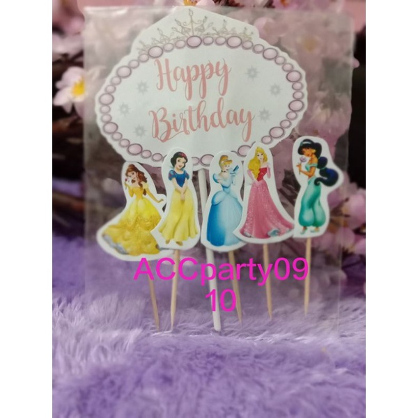 Jual Cake Topper Happy Birthday Karakter Murah / Topper Ulang Tahun ...