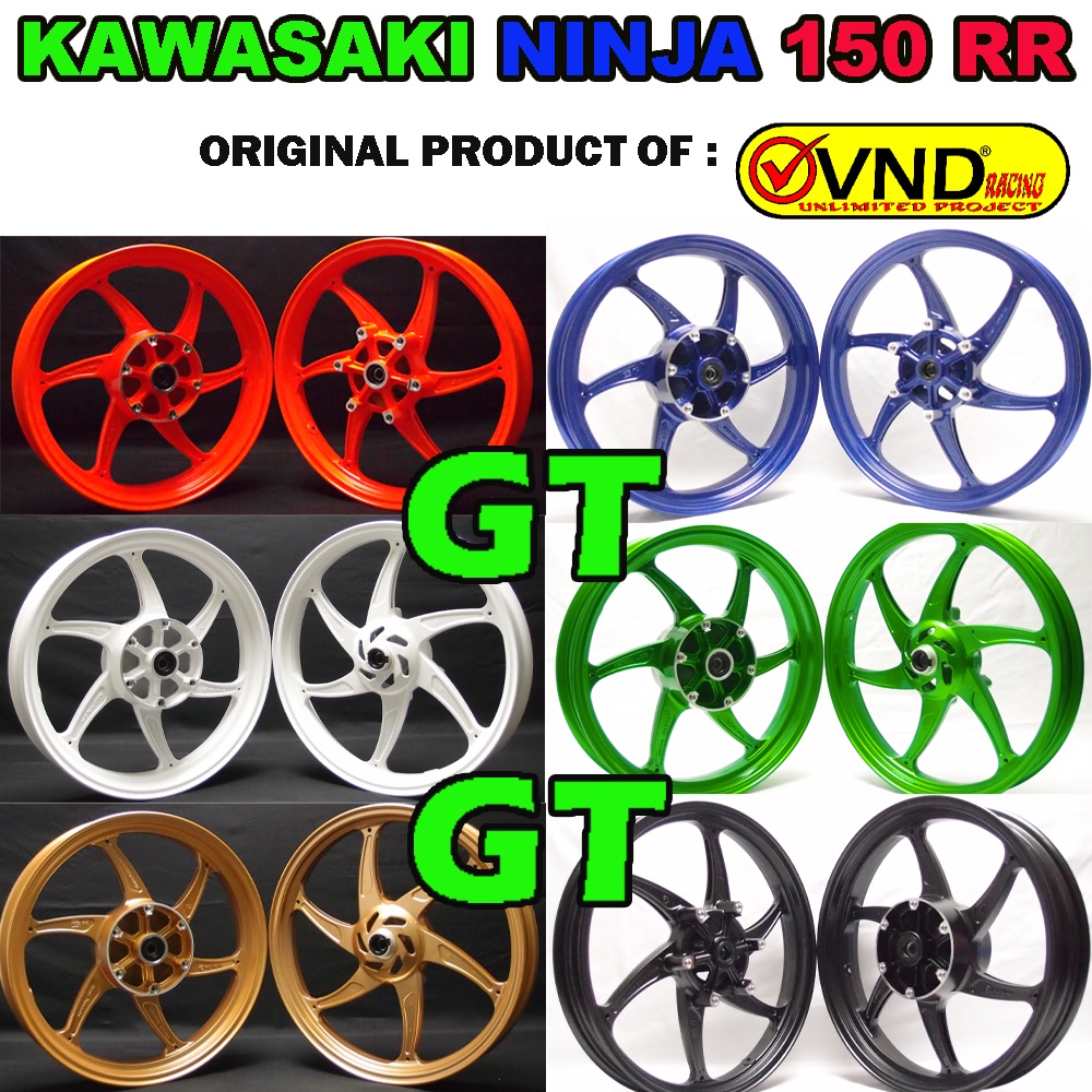 Jual VELG VND RACING SIX STAR - NINJA RR 150 / NINJA R / NINJA SS ...