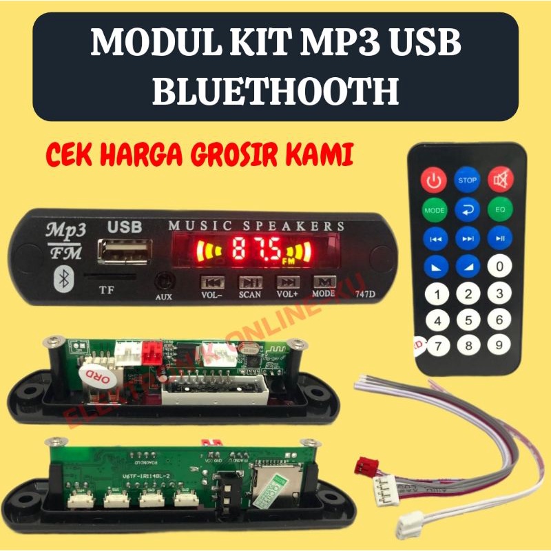 Jual MODUL KIT MP3 USB BLUETHOOT | Shopee Indonesia