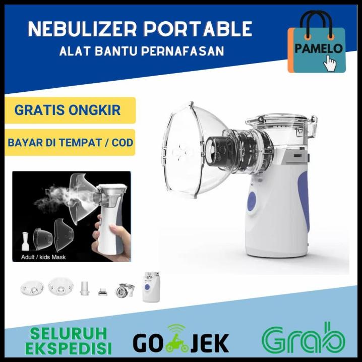 Jual Pamelo- Portable Mesh Nebulizer Alat Uap Pernafasan Dewasa Dan Anak | Shopee Indonesia