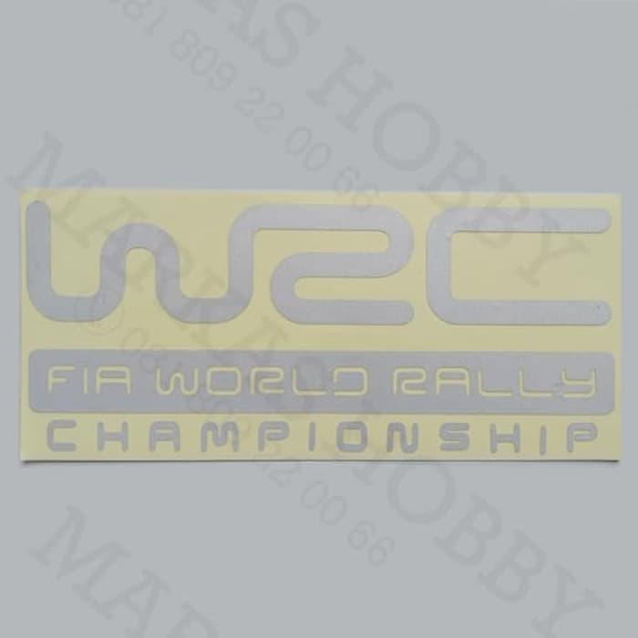 Jual Stiker WRC Fia World Rally Championship Silver | Shopee Indonesia